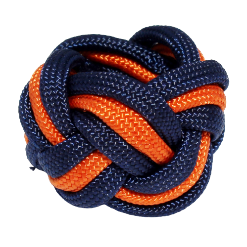 Handmade Scout Neckerchief Slide Woggle Tiger Paracord Turks Head Knot ...