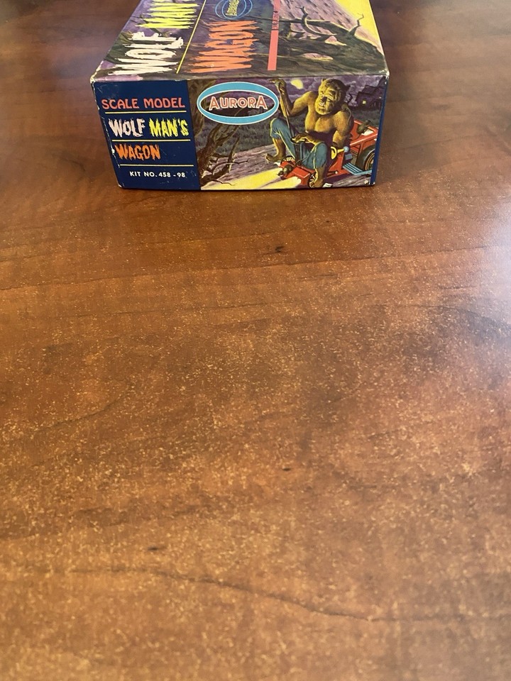 Aurora 1964 #458-98 Wolfman’s Wagon Model Kit MIB Complete | eBay