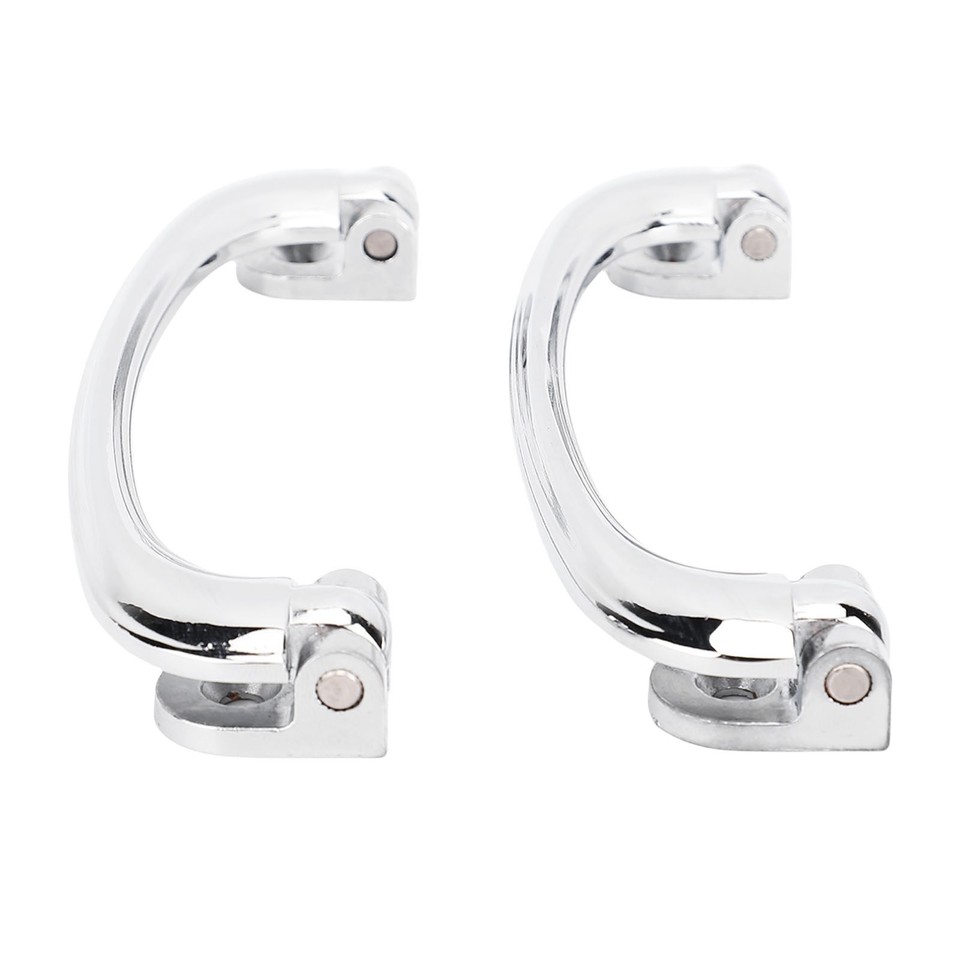 1 Pair Chrome Door Pull Handle Universal LWH106 Wearproof Inside Door ...