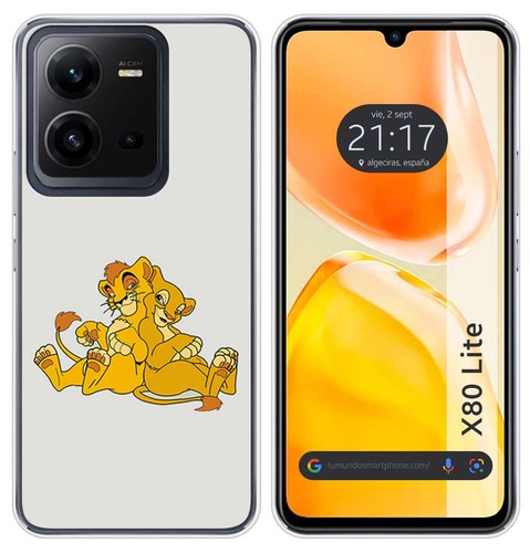 Coque Silicone pour Vivo X80 Lite 5G Design Lions Dessins 8447079053759 ...
