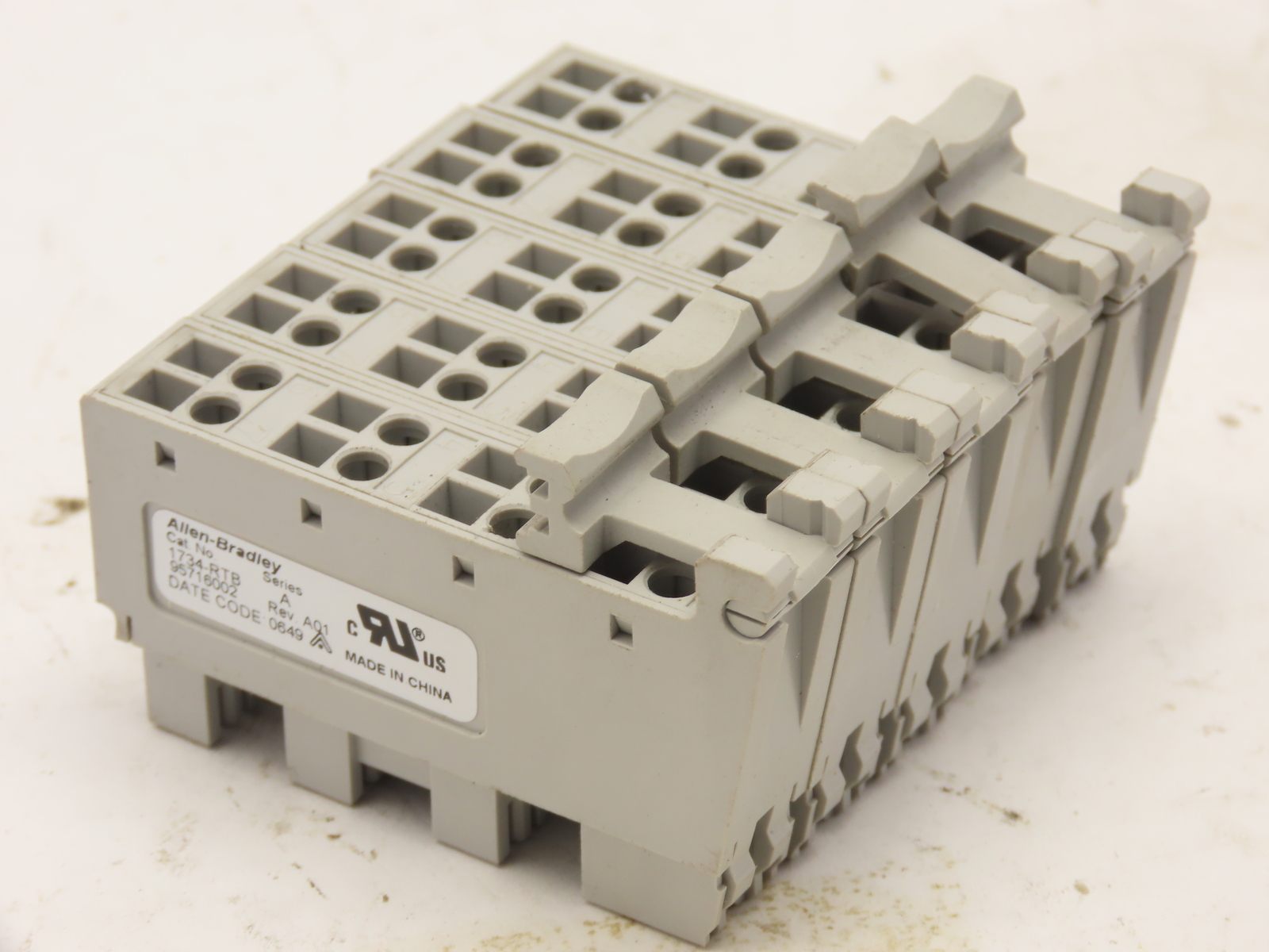 Allen Bradley SERIES A I/O 8 Spring-CLAMP TERMINALS 1734-RTBS Lot of 5 ...