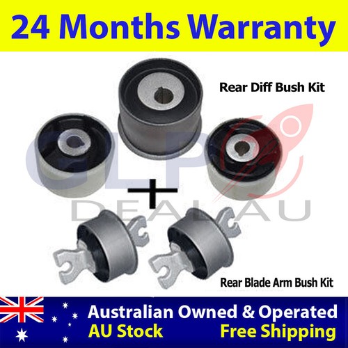 REAR DIFF MOUNT & Rear Trailing/Blade Arm BUSH for FORD FALCON BA/BF 02 ...