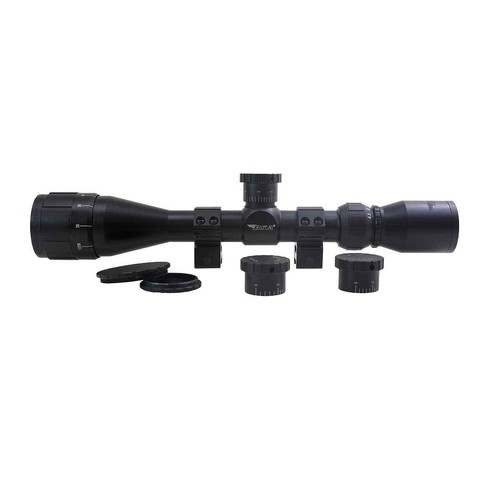BSA Sweet .17 AO 3-9x40 Rifle Scope Adjustable Objective Dovetail Rings ...