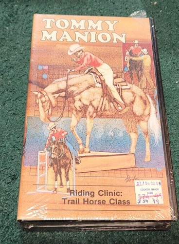 1984 TOMMY MANION Riding Clinic Trail Horse Class NEW VHS Farnam | eBay