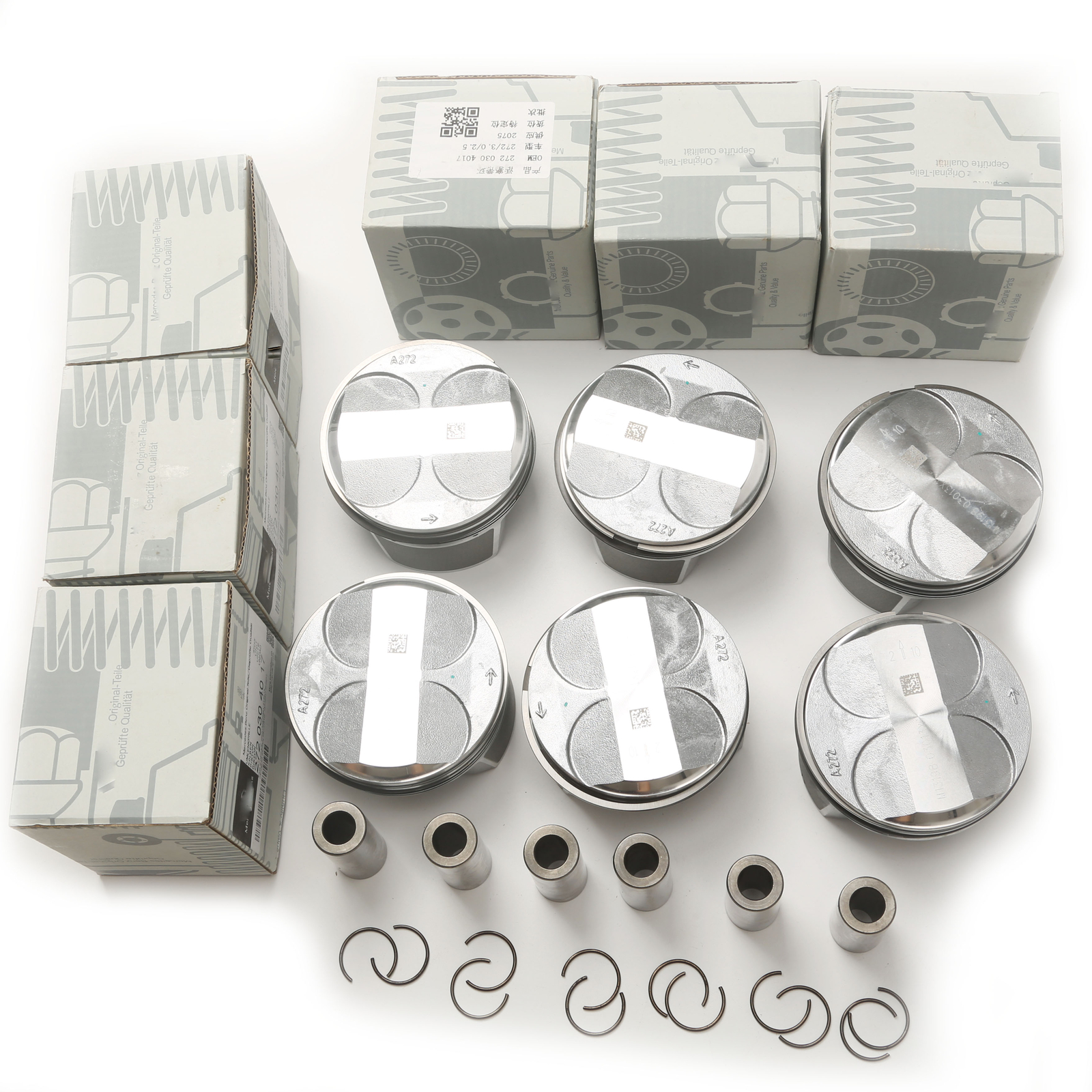 A2720304017 Piston & Ring Set Φ22mm Fit For Benz A209 W203 W204 S204 ...