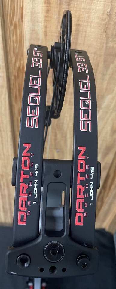 Darton Archery Sequel 33 ST 70lb Grey and Black RH BRAND NEW | eBay