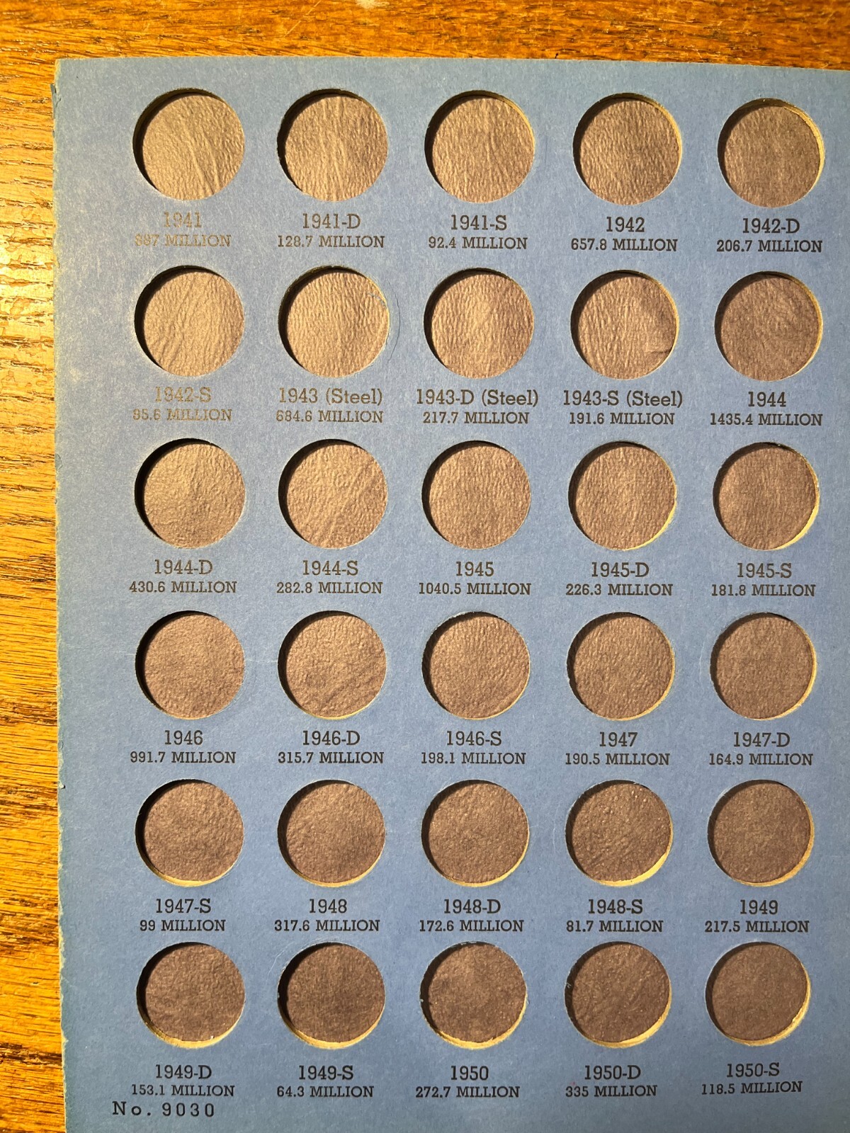 (4) USED Whitman Folder CENT LOT 9004 9030 9033 9000 1909 thru 2000 ...