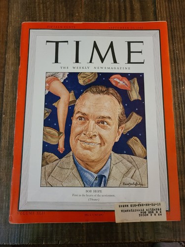 TIME MAGAZINE BOB HOPE 9-20-1943 | eBay