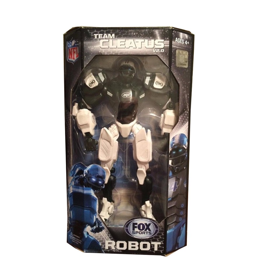New Pick Your Team NFL FOX Sports 10" Robot Cleatus Action Figure ...