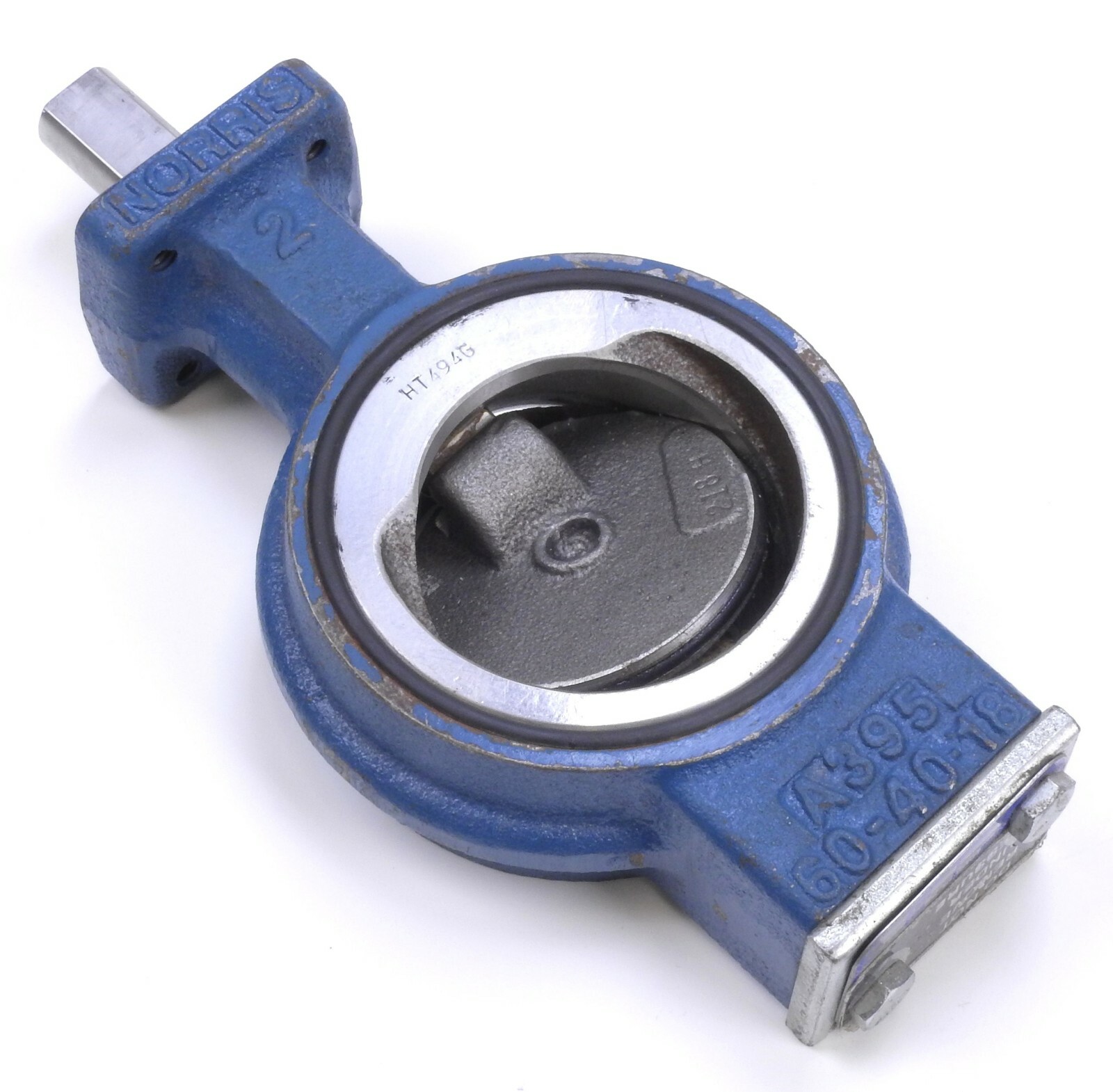 Norris Ductile Iron ASTM A395 60-40-18 Butterfly Valve Size 2" , 200 ...