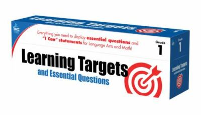 Learning Targets and Essential Questions Grade 1 Language & Math Cards ...