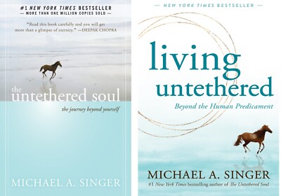 Michael A. Singer 2 Books Set: Untethered Soul + Living Untethered ...