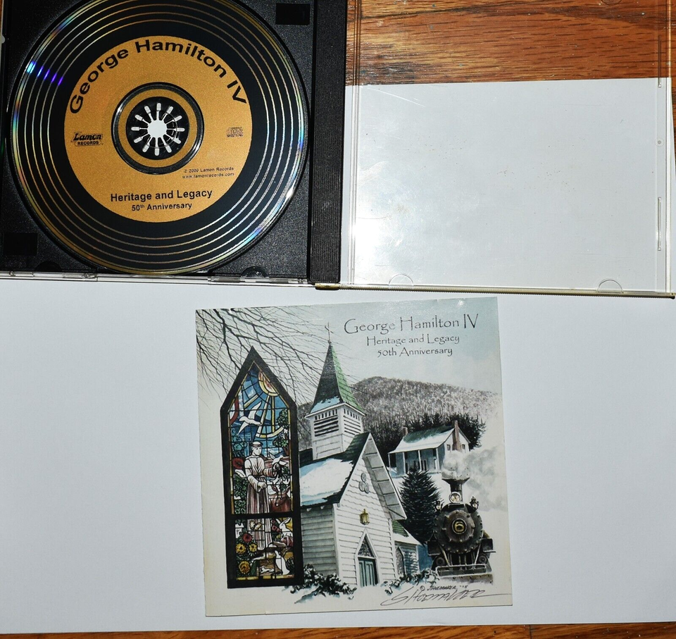 George Hamilton IV Autographed Heritage Legacy CD & Artist Shoemaker ...