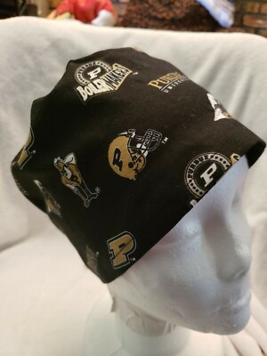 PURDUE UNIVERSITY Handmade SURGICAL SCRUB CAPS | eBay