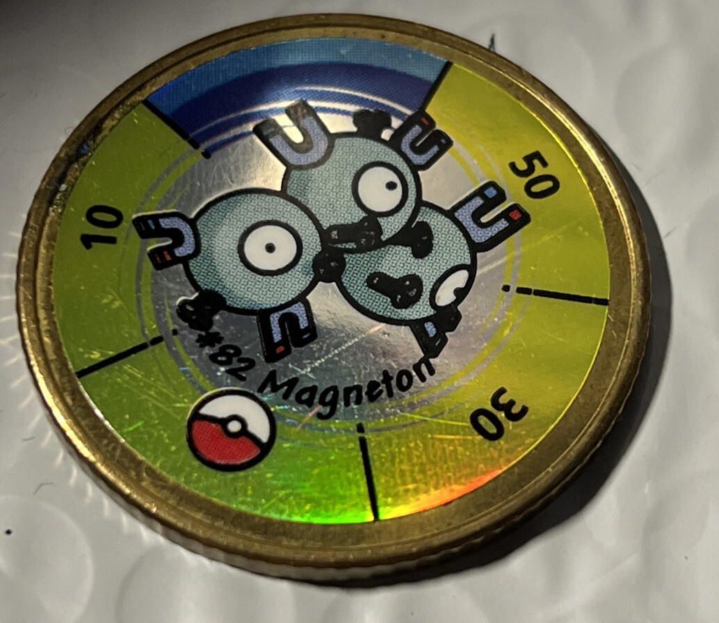 vintage pokemon battle coin #82 Magnelon | eBay