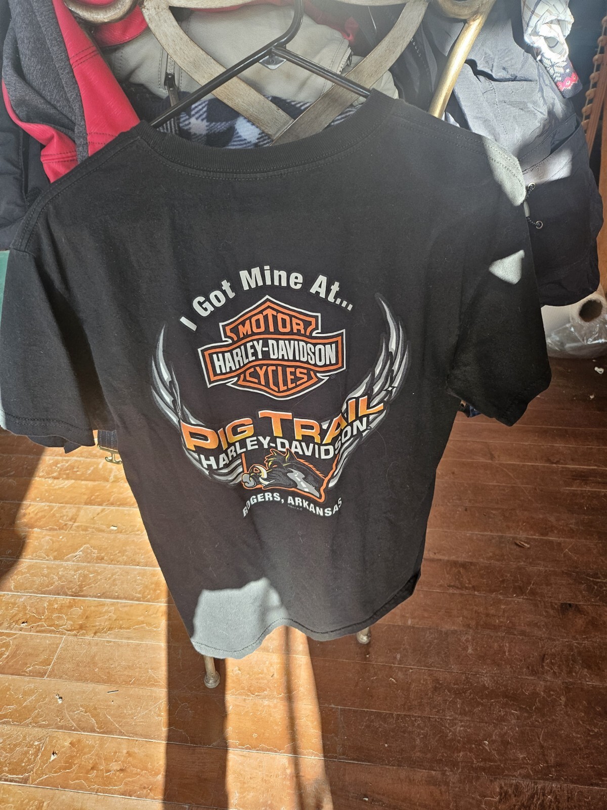 Harley Davidson Pigs Trail Arkansas Hog Wild T-Shirt … - Gem