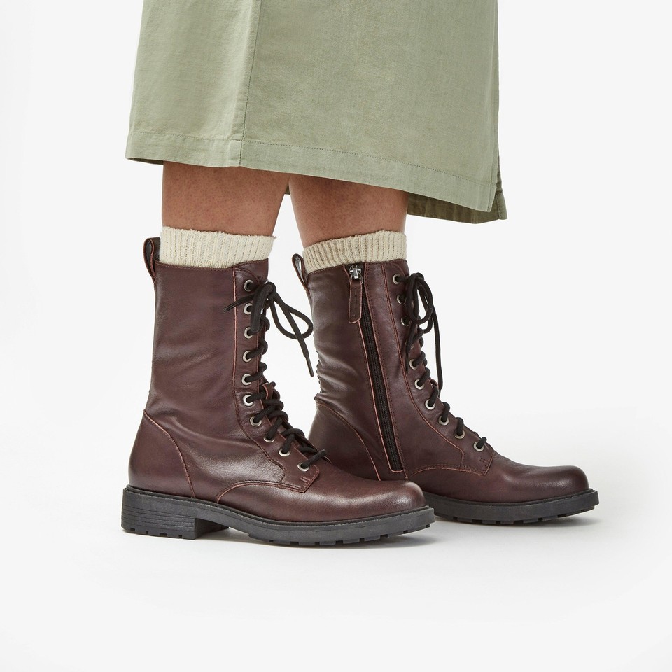 Clarks Womens Orinoco 2 Style Burgundy Leather Lace Up,Ankle Boots ...