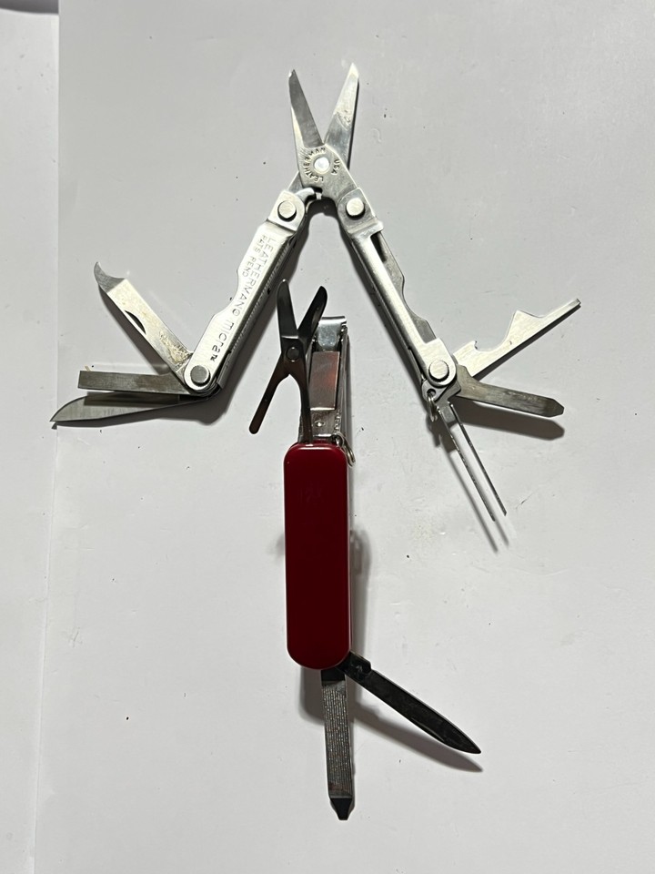 Lot of 2 Pocket knives / Multi Tools - Leatherman Micra - zwilling j.a ...