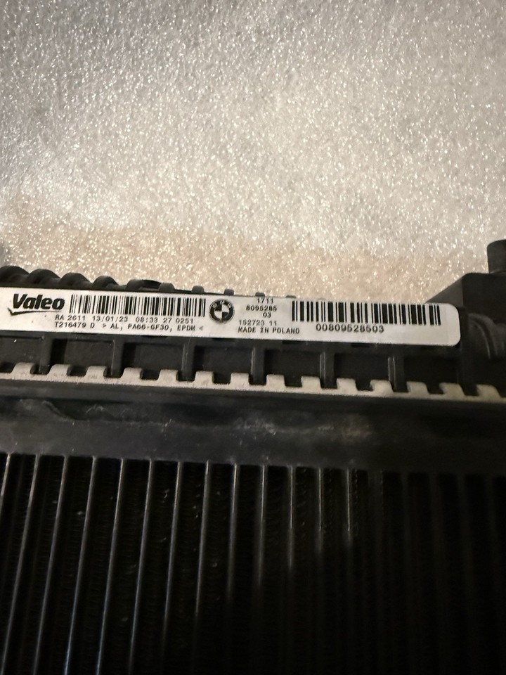 BMW M3 M4 G80 G82 G83 Front Auxiliary Cooling Radiator Assembly 2021 ...
