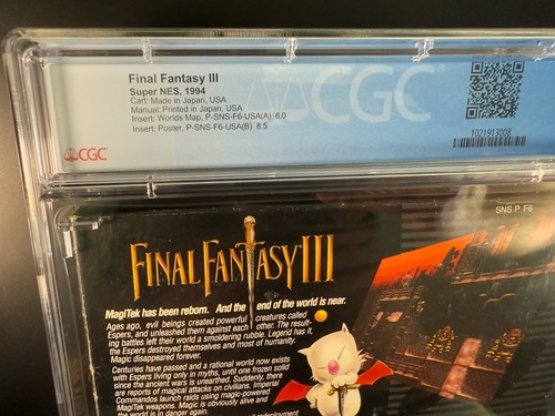 Final Fantasy II 2 III 3 Mystic Quest Super Nintendo SNES Complete CGC ...