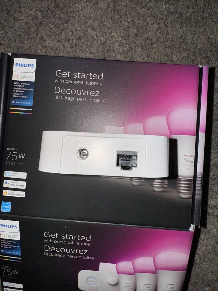 Philips Hue Bridge 3rd Gen (2.1) Lighting Controller Hub - White | eBay