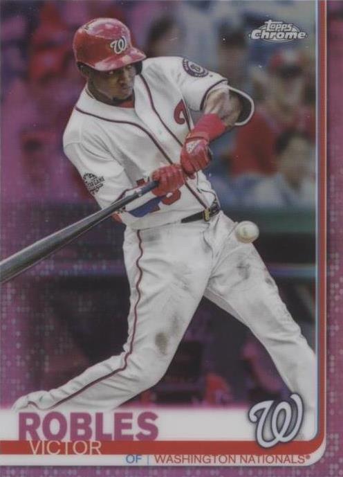 2019 Topps Chrome - Victor Robles #33 Pink Refractor for sale online | eBay