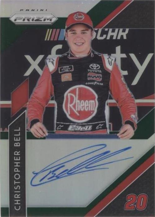 2019 Panini Prizm - Driver Signatures Christopher Bell #DS-CB Green ...