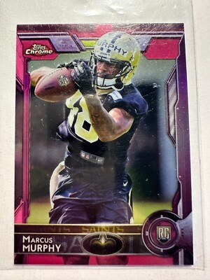 K63,239 - 2015 Topps Chrome Mini Pink Refractors #143 Marcus Murphy #/25 | eBay