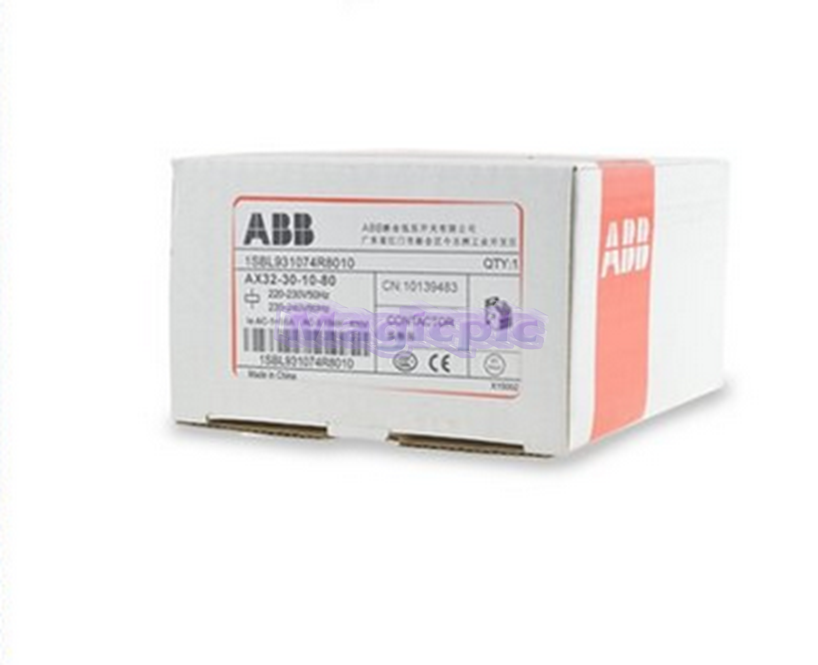 1PCS NEW ABB AX32-30-10 80 AC Contactor 220-230V50Hz 230-240V60Hz 15KW ...