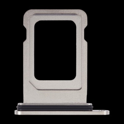 iPhone 15 Pro / 15 Pro Max Dual Sim Card Tray - White Titanium | eBay.de