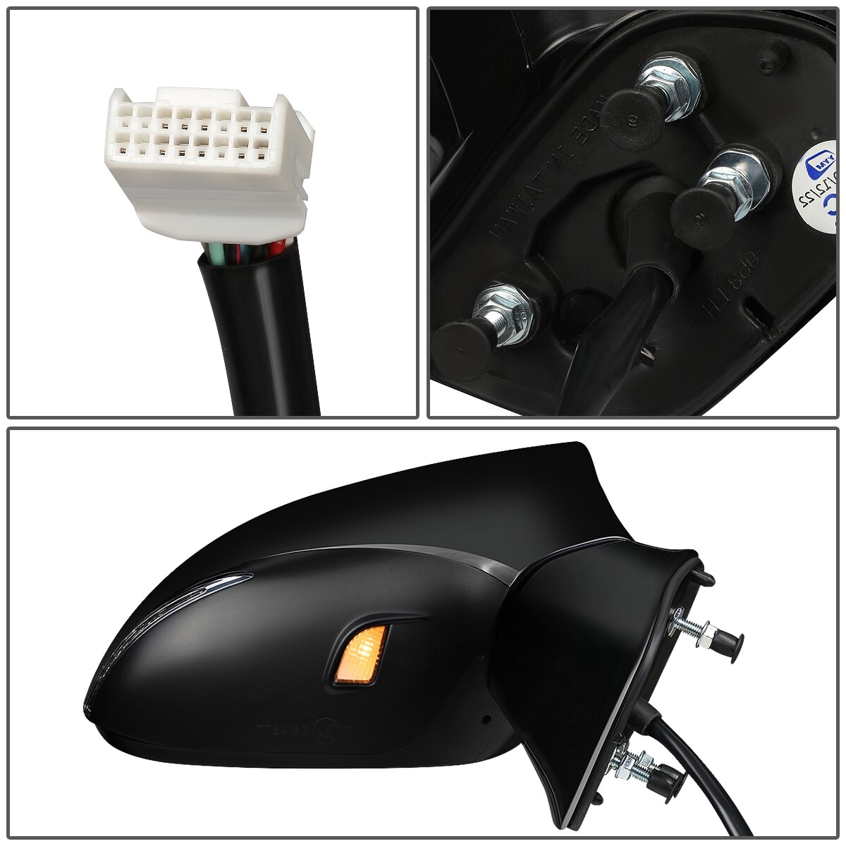 FOR 13-15 LEXUS ES300H ES350 POWERED+HEATED+MEMORY+PUDDLE LAMP RIGHT ...