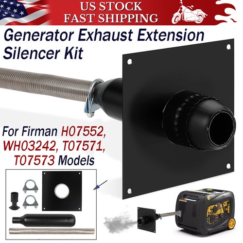 Generator Exhaust Extension Muffler Kit For Firman H07552 Wh03242 ...