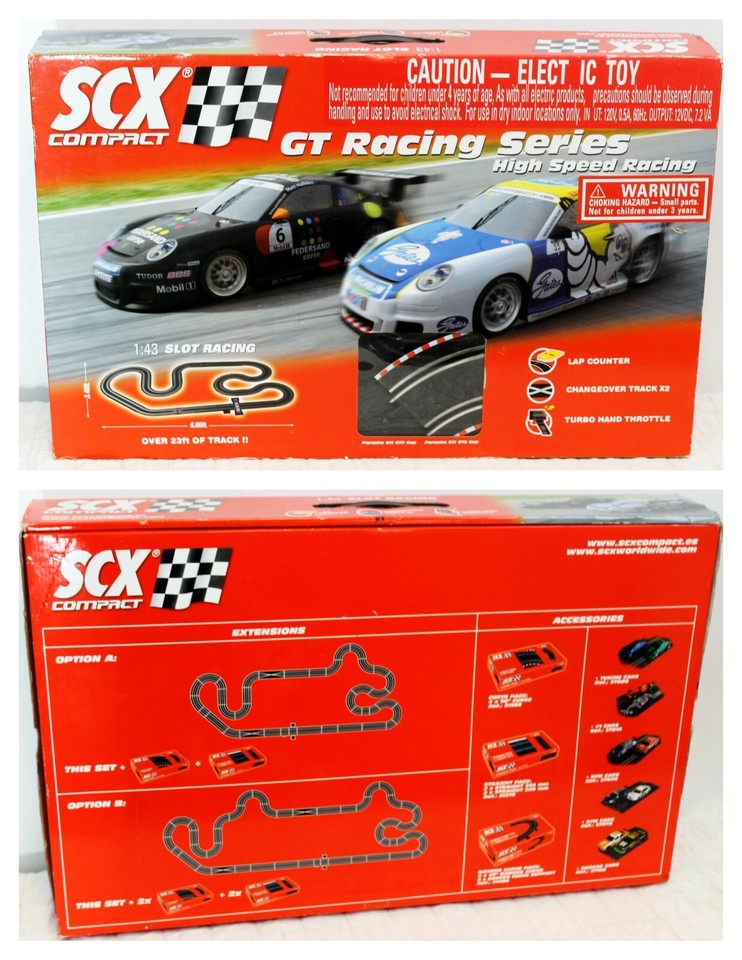 SCX Compact GT Racing Series High Speed Racing Remote Control Cars Slot ...