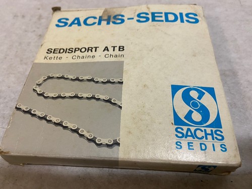 Vintage Sachs Sedis MTB /ATB, Road Bike Chain: 116 Links 1/2”x3/32 ...