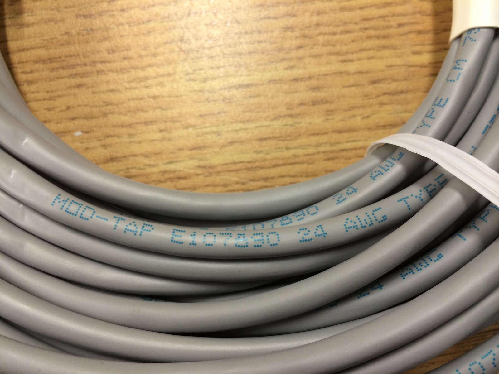 MOD-TAP E107890 24 AWG TYPE CM 75C (UL) CSA LL86238 PCC 60C FT4 ETL ...