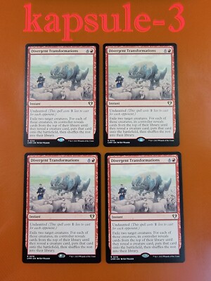 4x Divergent Transformations | Commander Masters | MTG Magic Cards | eBay