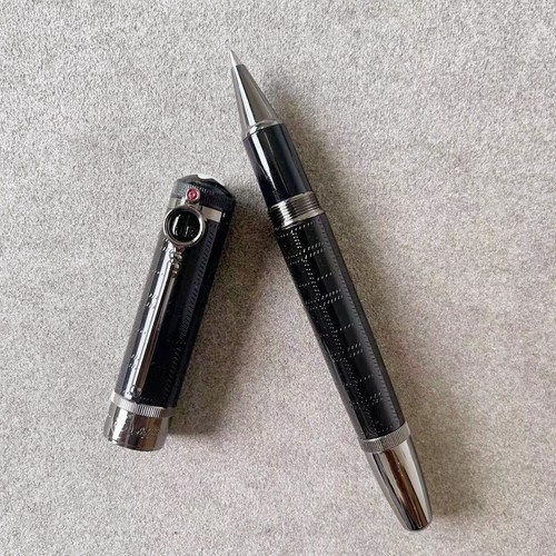 High Grade Conan Series Black - Grey Clip 0.7mm Rollerball Pen No Box ...