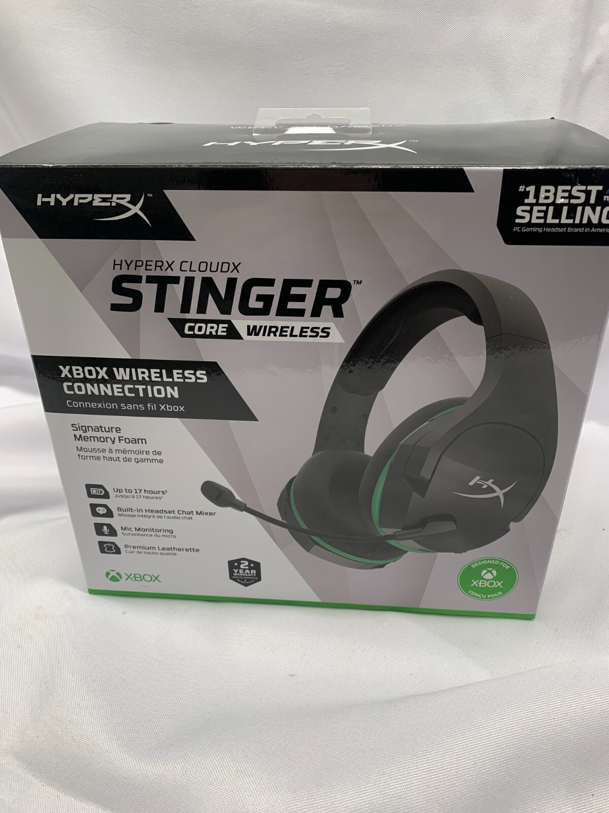 HyperX CloudX Stinger Core Wireless Headset for Xbox One-Black/Green*New 196188047439 | eBay