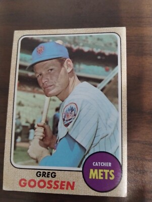 1968 Topps - #386 Greg Goossen | eBay