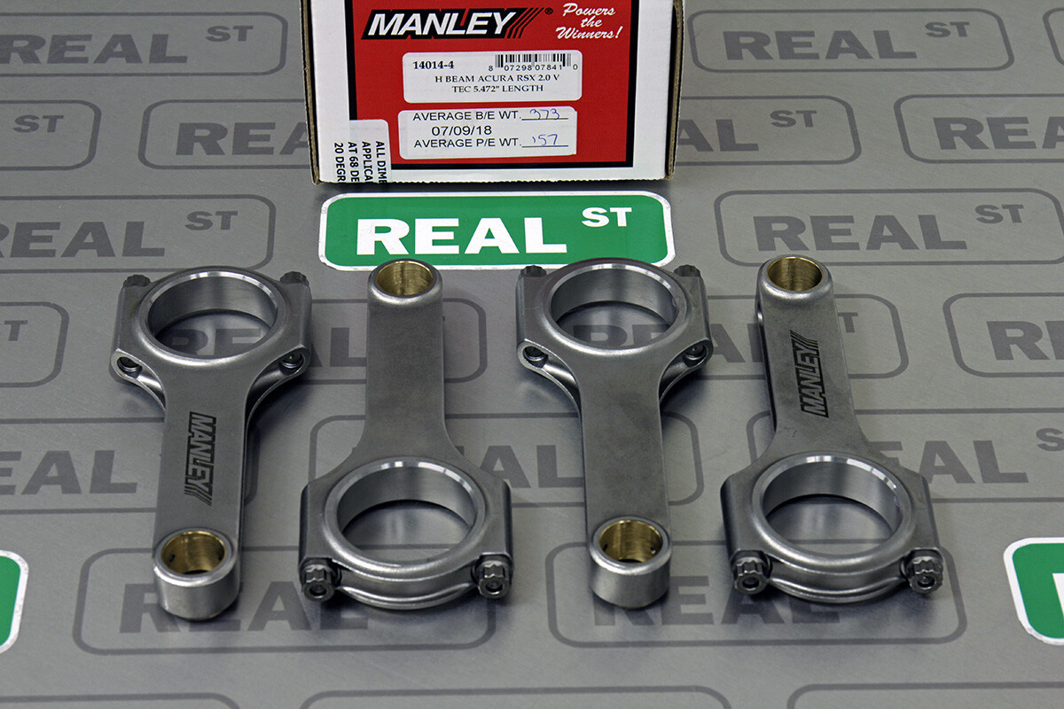 Manley Forged H Beam Rods 4340 Acura RSX K20 K20A K20A2 K20Z1 14014-4 ...