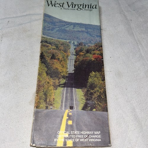 1990-1991 Official West Virginia State Highway Travel Road Map | eBay
