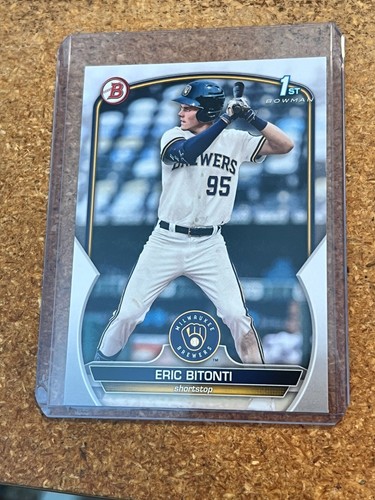 2023 Bowman Draft Prospects Paper 1st Bowman Card # BD-134 Eric Bitonti ...