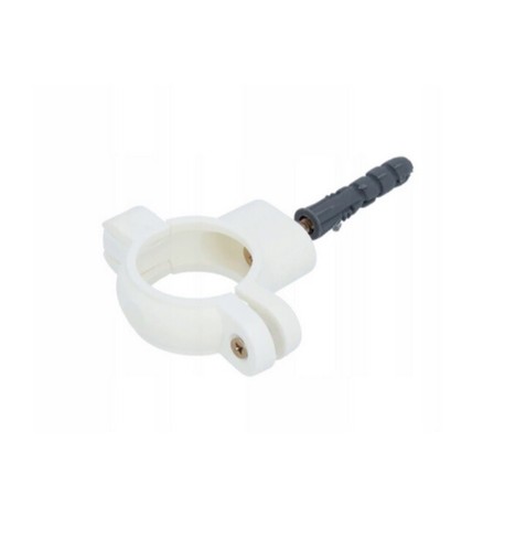 Waste Pipe Clamp with Screw Soil Tube Wall Holder Bracket Water Hose ...