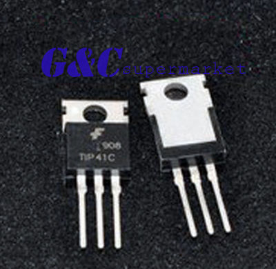 5PCS TIP41C TO-220 ST IC COMPLEMENTARY SILICON POWER TRANSISTORS NEW | eBay
