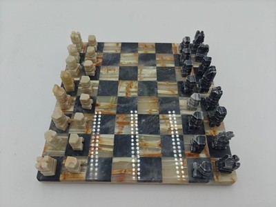 Marble/ Granite Chess Set 🔥Complete🔥 1 Chipped Piece | eBay