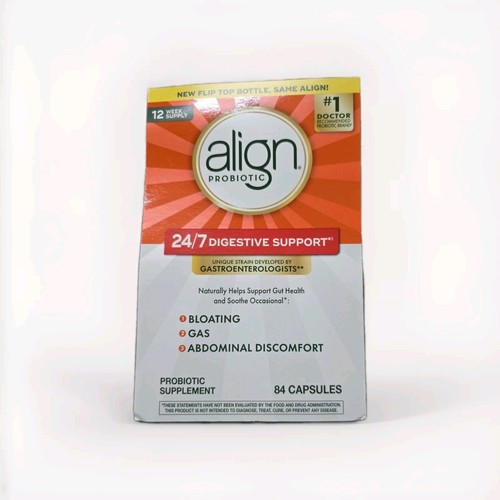 Align Probiotic Supplement Capsules - 84 Count EXP 05/2027 New Sealed ...