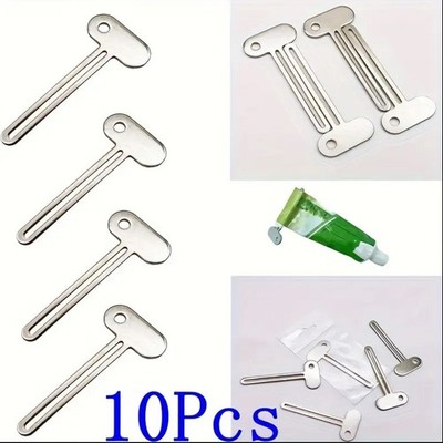 1-2 pieces Metal Toothpaste Squeezer Tube Keys Roller Manual Toothpaste ...