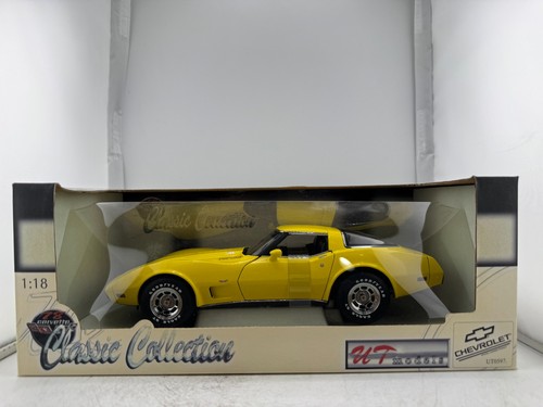 UT Models 1978 Chevrolet Chevy Corvette Lemon Drop Yellow 1/18 Diecast ...