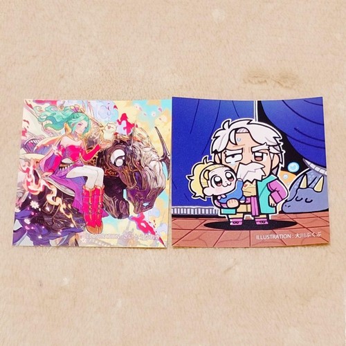 Final Fantasy Atre Stickers FF5 Glaph Clulu FF6 Tina Collab Used Set | eBay