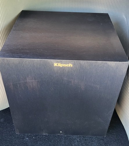Klipsch R-8SW - 8" Compact Subwoofer - Brushed Black 743878031249| eBay